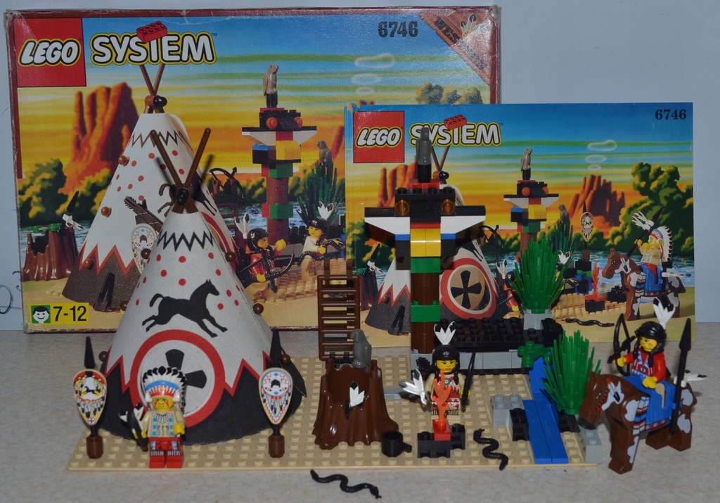 Lego Western 6746 Chief's Tepee - 14307295060 - oficjalne archiwum Allegro