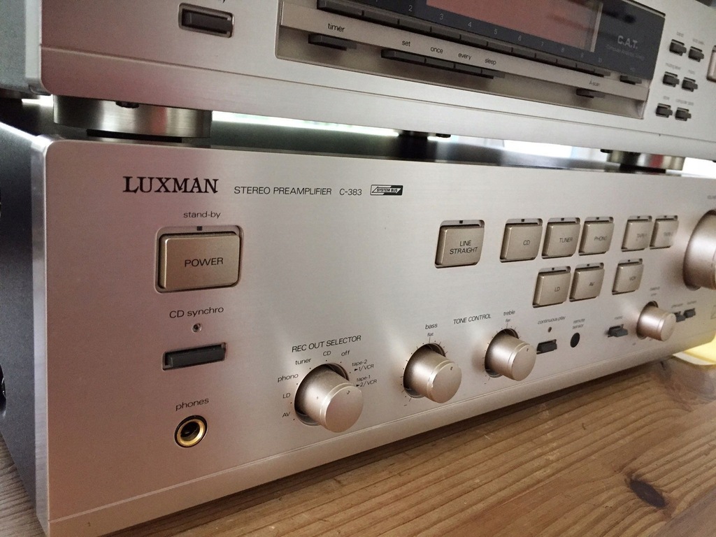 Luxman Wieża C-383 M-363 CD-373 K-351 T-353 pilot - 8459608188 ...