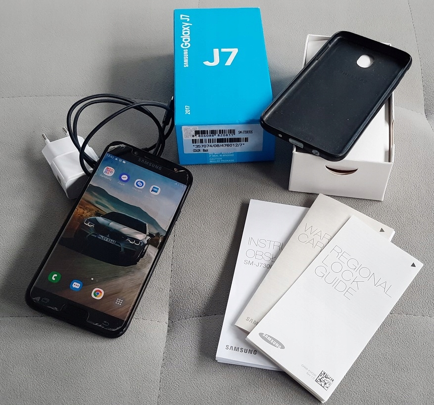 Smartfon Samsung Galaxy J7 3 GB / 16 GB czarny - 12917559909 ...