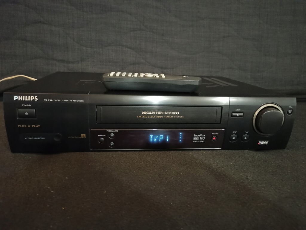 216. MAGNETOWID PHILIPS VR-700 STEREO Z PILOTEM - 12968646711 ...
