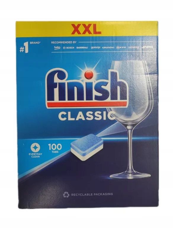 TABLETKI DO ZMYWARKI FINISH CLASSIC 100 SZTUK - 12406917464 - oficjalne ...