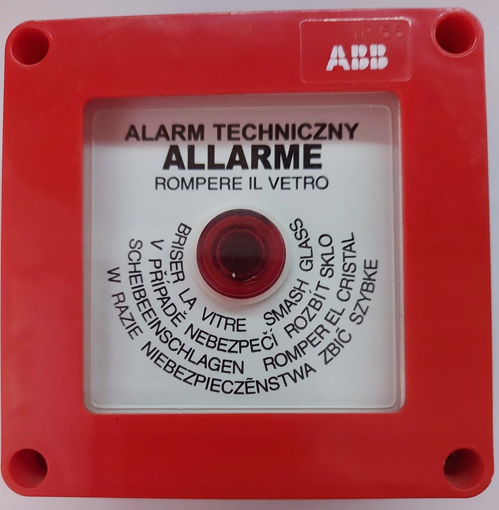 Przycisk ppoż natynkowy Alarm Techniczny ABB - 12024309278 - oficjalne ...