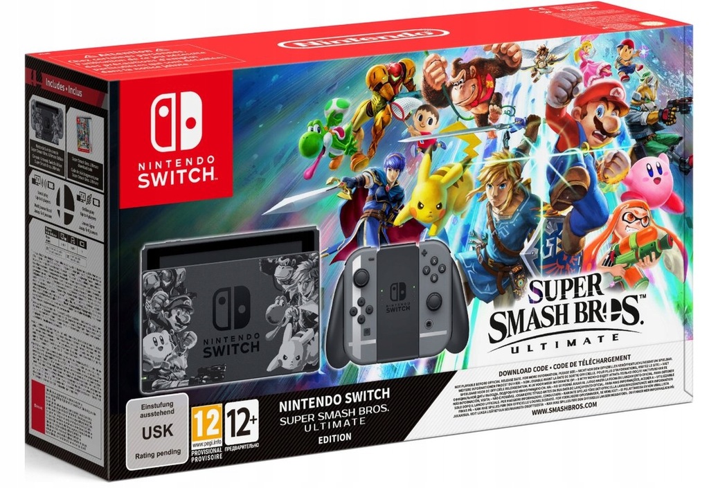NINTENDO SWITCH SMASH BROS LIMITED EDITION - 12645310083 - oficjalne ...