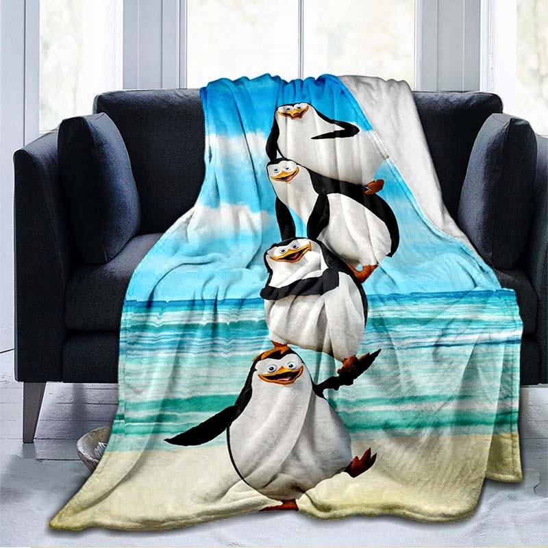 koc Pingwiny z madagaskaru koc 3D Cartoon zwierz? - 13043470942 ...