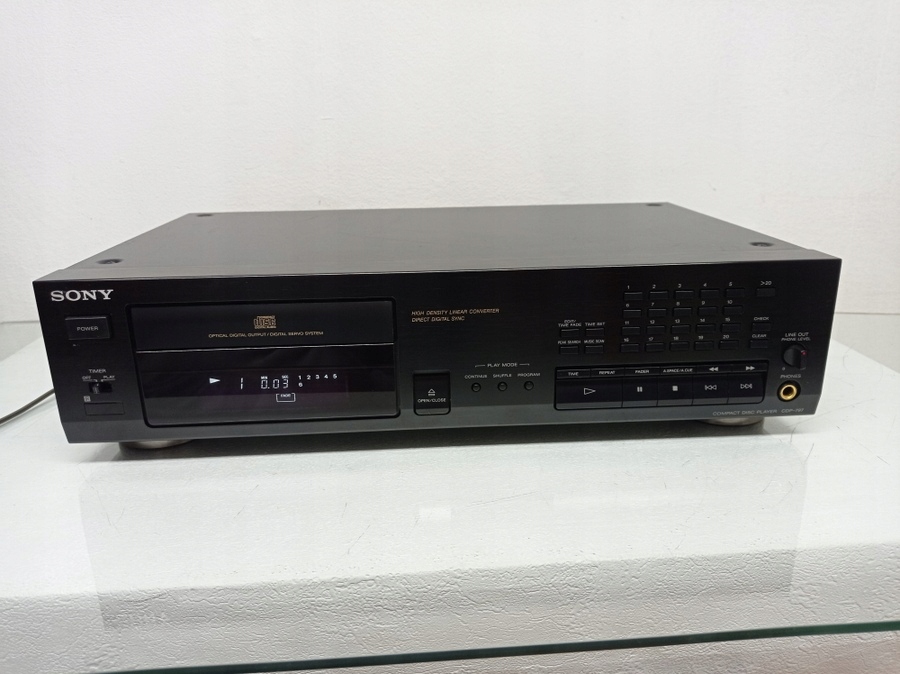 SONY CDP-797 - ŚWIETNY ODTWARZACZ CD - OPTICAL - 13312504499 ...