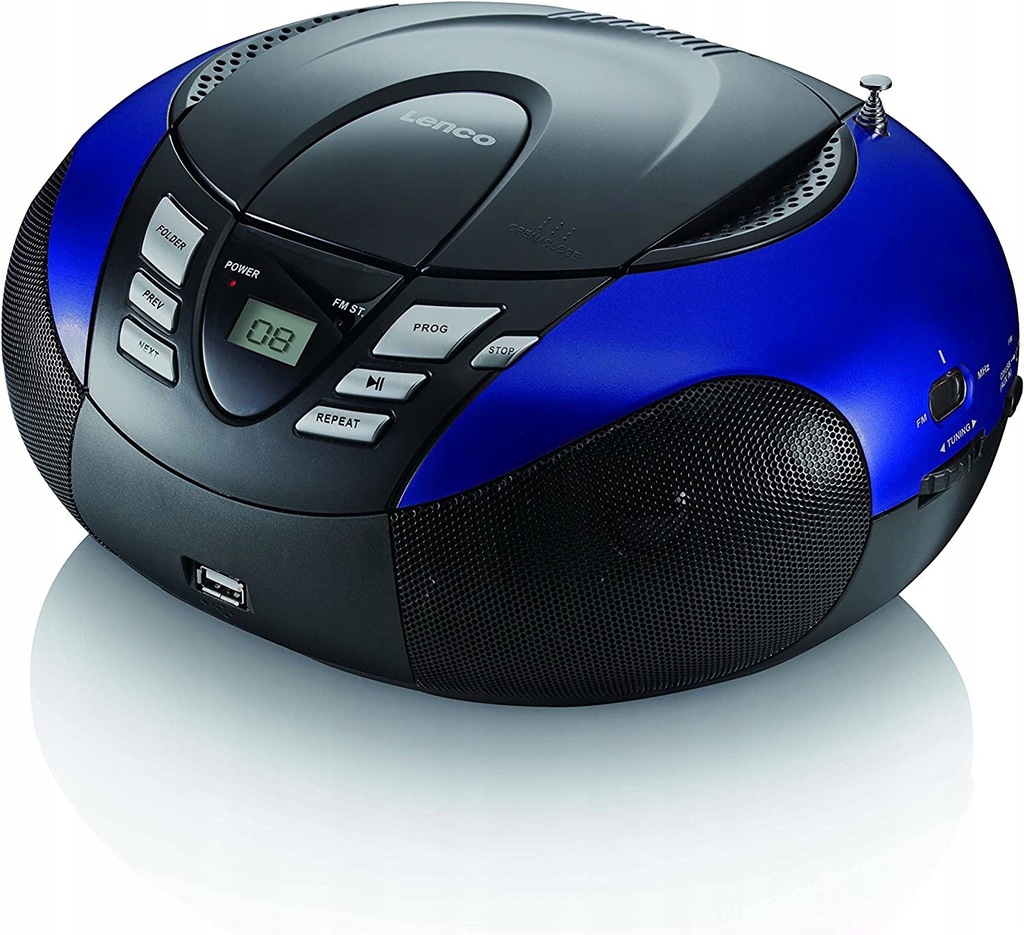 przenośne radio stereo FM, odtwarzacz CD i MP3 - 12526938510 ...