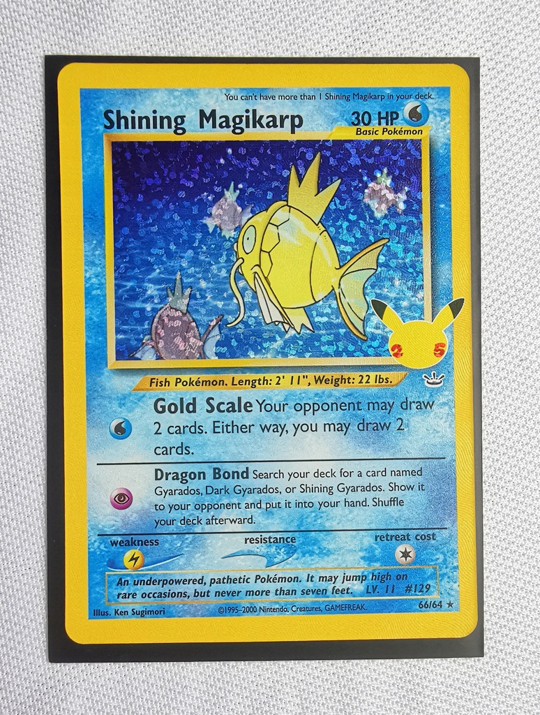 Pokemon TCG Shining Magikarp Celebrations - 14285089803 - oficjalne ...