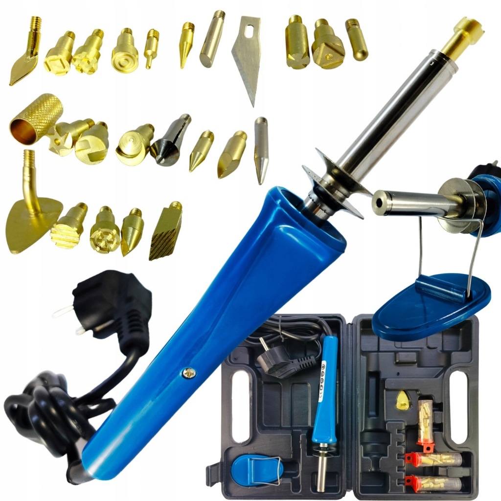 Pirograf Lutownica Wypalarka do Drewna 60W 23 Ele - 12981604507 ...