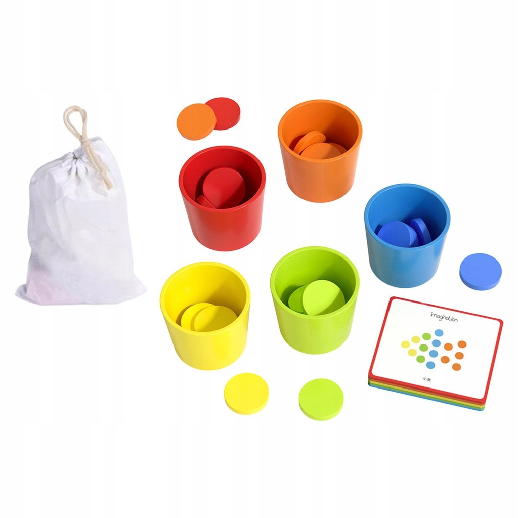 Color Matching and Sorting Rainbow Chips Counting Color Sorter Toy for ...