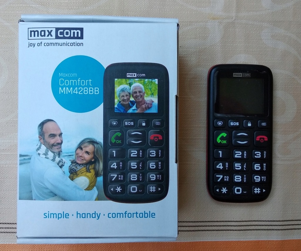 Telefon dla seniora Maxcom Comfort MM428 Dual SIM - 14023035288 ...