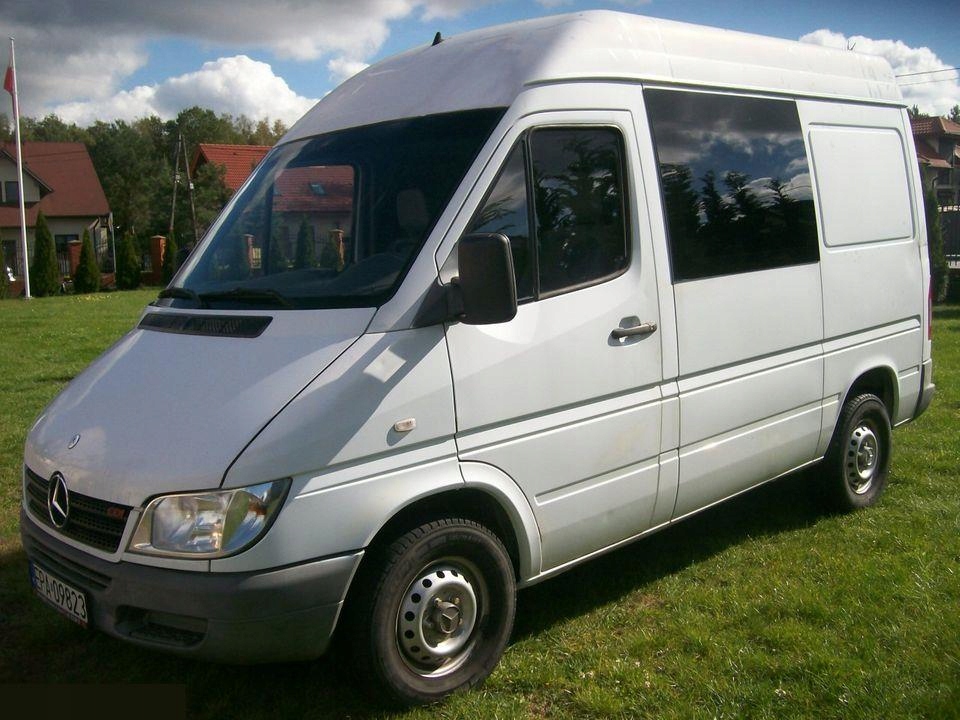Mercedes Sprinter 2.2D brygadówka 9 osób 2005r - 13377718292 ...
