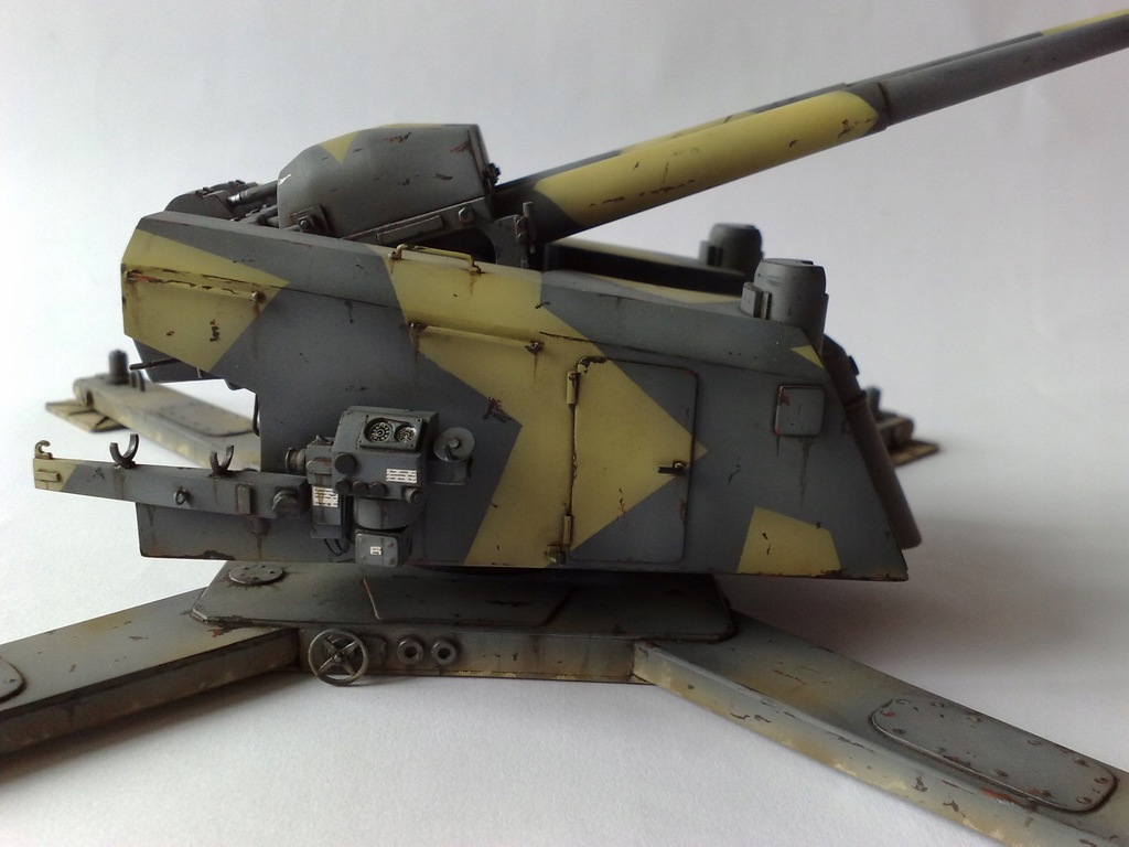 Flak 10,5cm Schnell Kanone C-31- 1/35 UNIKAT - 12555702935 - oficjalne archiwum Allegro