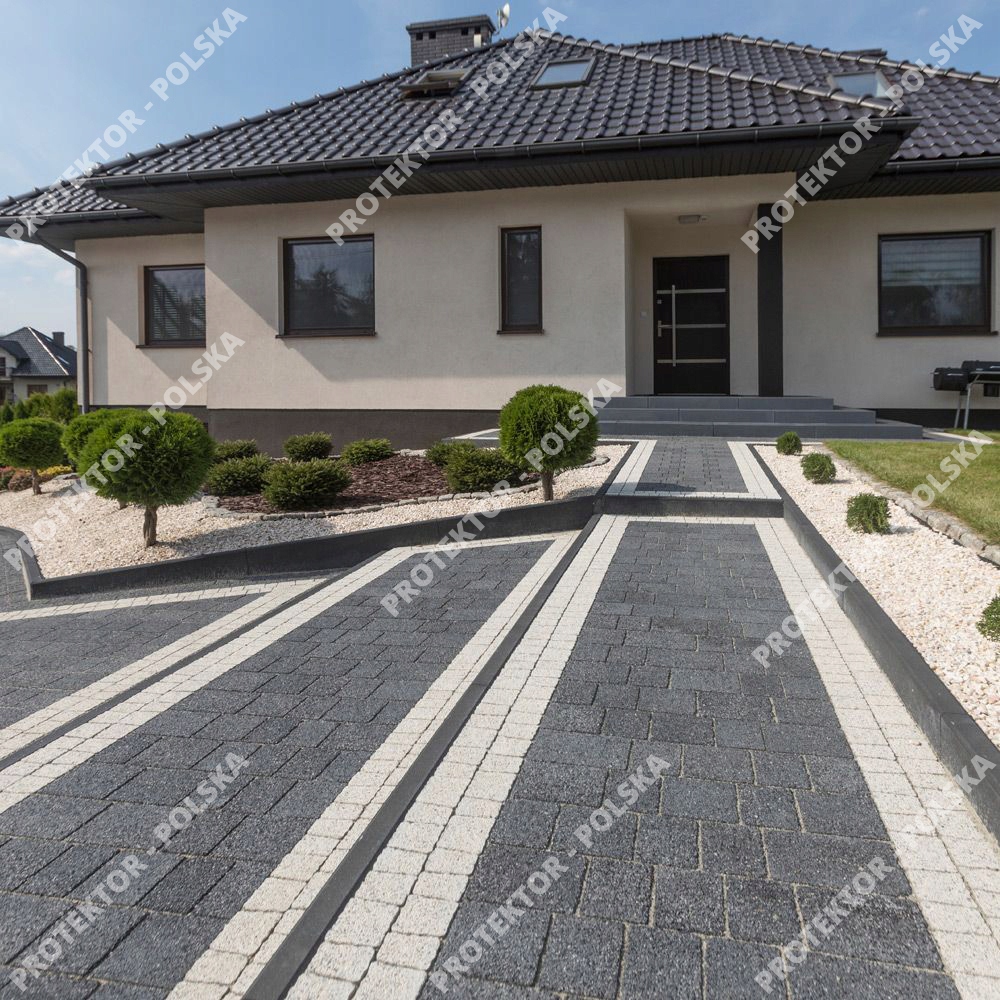 BRUK-BET kostka betonowa KONTUR ogrodowa brukowa - 12753128251 - oficjalne archiwum Allegro