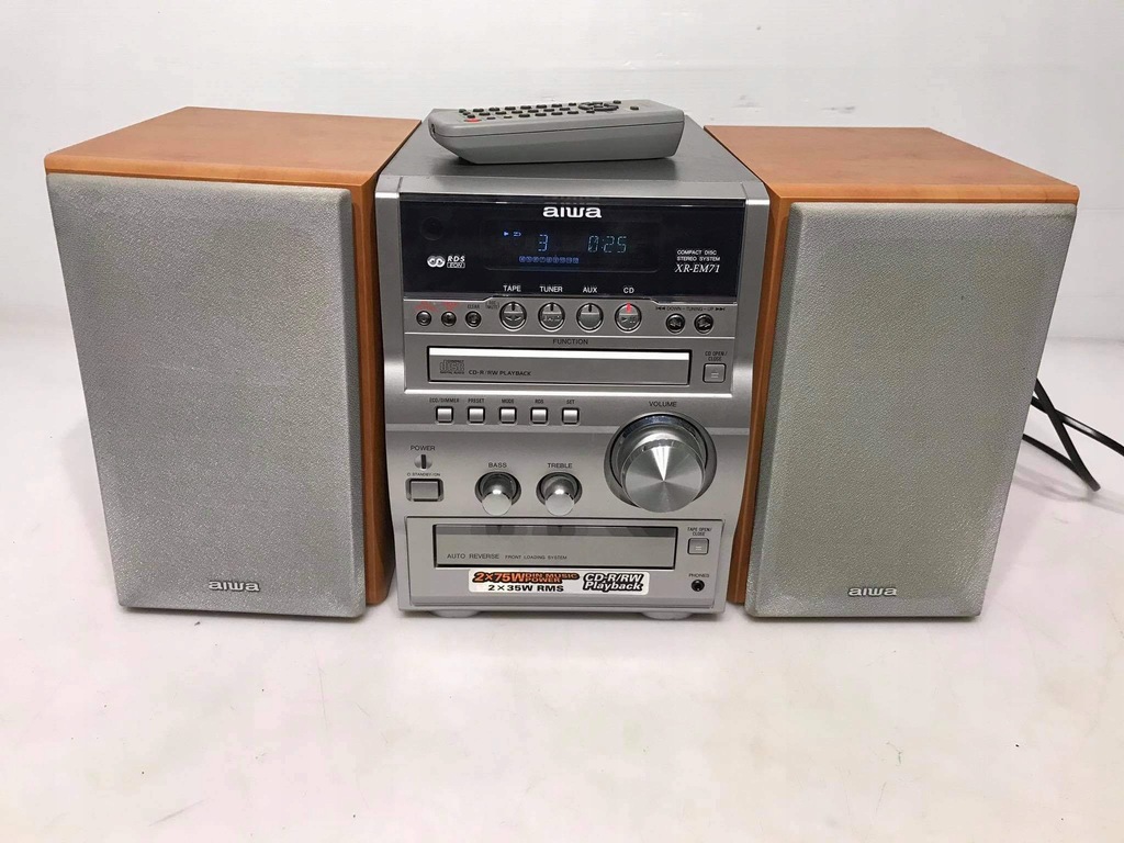 Wieża Aiwa XR EM71 - 10016085086 - oficjalne archiwum Allegro