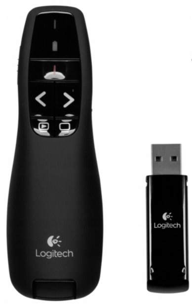 WSKAŹNIK LASEROWY Logitech PRESENTER R400 Wireless - 7874116488 - oficjalne archiwum Allegro