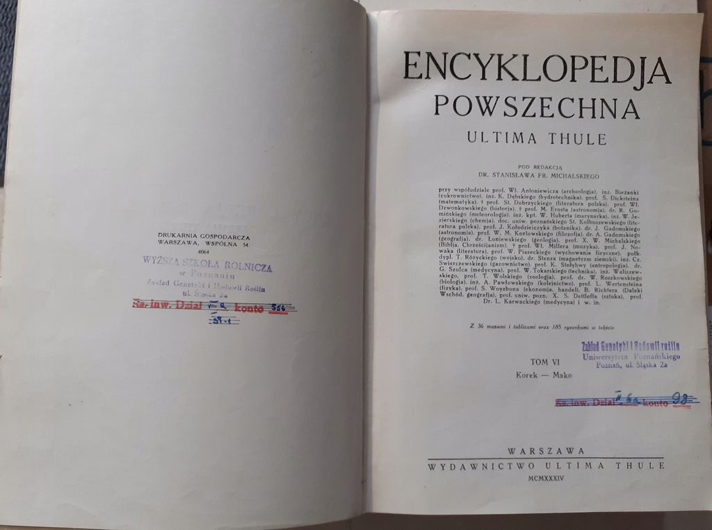 ENCYKLOPEDJA powszechna Ultima Thule Tom VI - 13280838634 - oficjalne archiwum Allegro