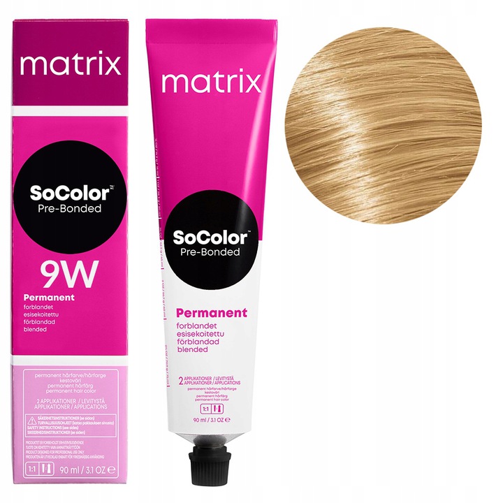 MATRIX SoColor Pre-Bonded Farba do włosów 9W 90ml - 12184830282 ...
