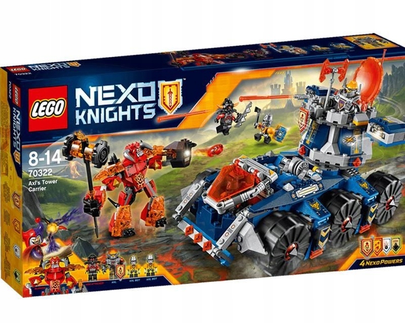 Lego 70322 Nexo Knights Pojazd Axla - 11049301017 - oficjalne archiwum ...