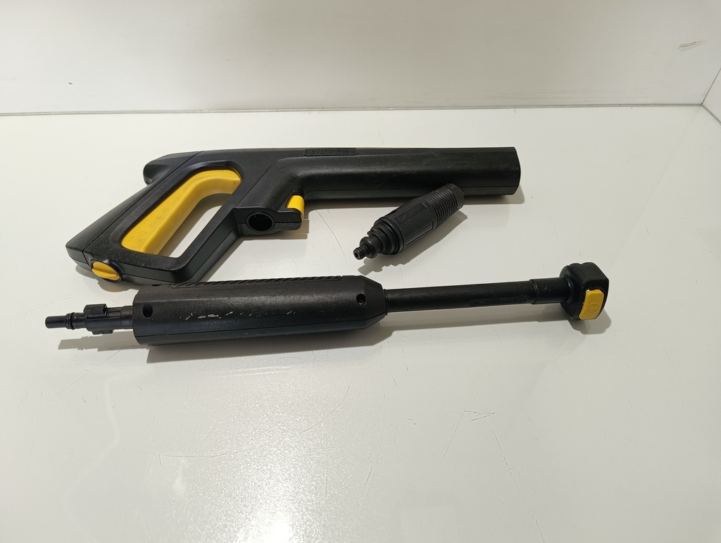 Pistolet ciśnieniowy do myjek Stanley + DYSZA REGULOWANA + ZŁĄCZKA 16MPa - 14604875728 ...