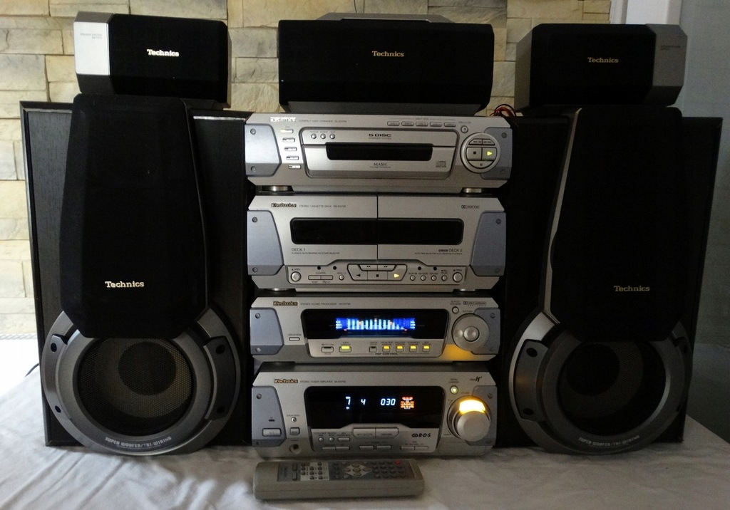 WIEŻA TECHNICS SC-EH760+5 KOLUMN+PILOT - 12864678015 - oficjalne ...