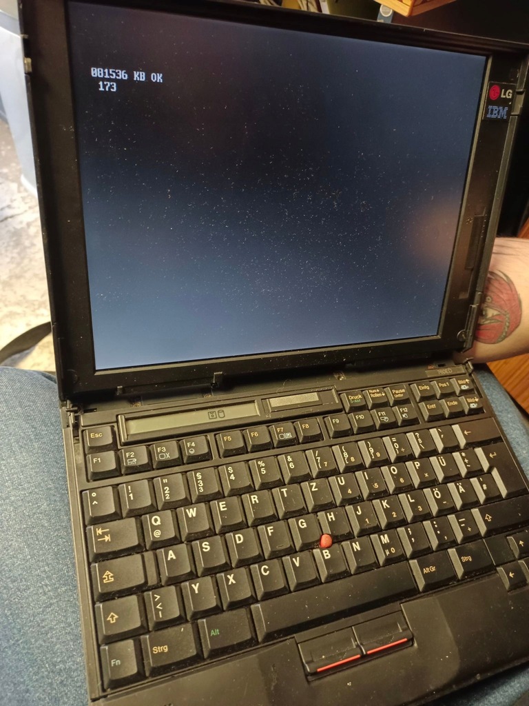 Stary zabytkowy laptop IBM Thinkpad 760ED retro - 12737667897 ...