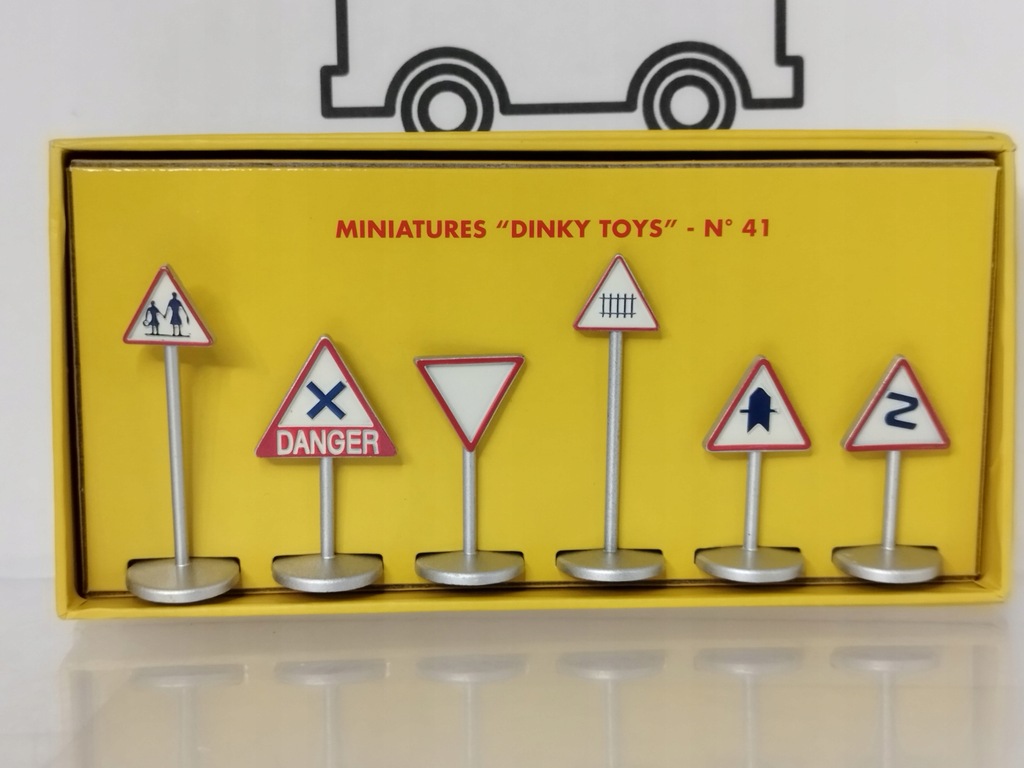 Znaki drogowe 6 szt skala 1:43 - 13096119859 - oficjalne archiwum Allegro