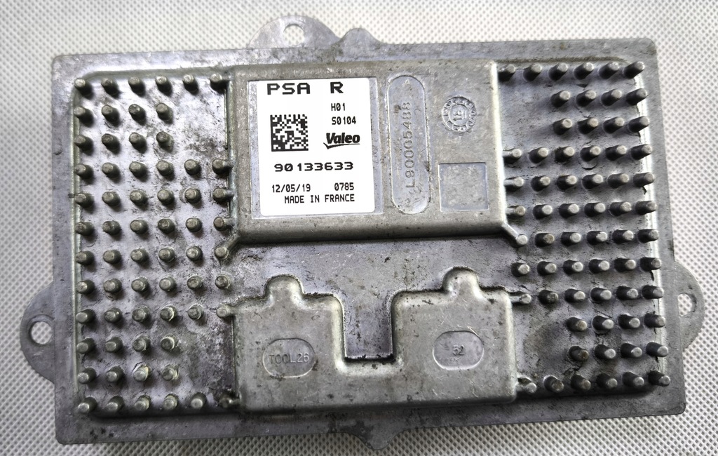 PEUGEOT 508 II STEROWNIK REFLEKTORA MODUŁ PRZETWORNICA 90133633 ...