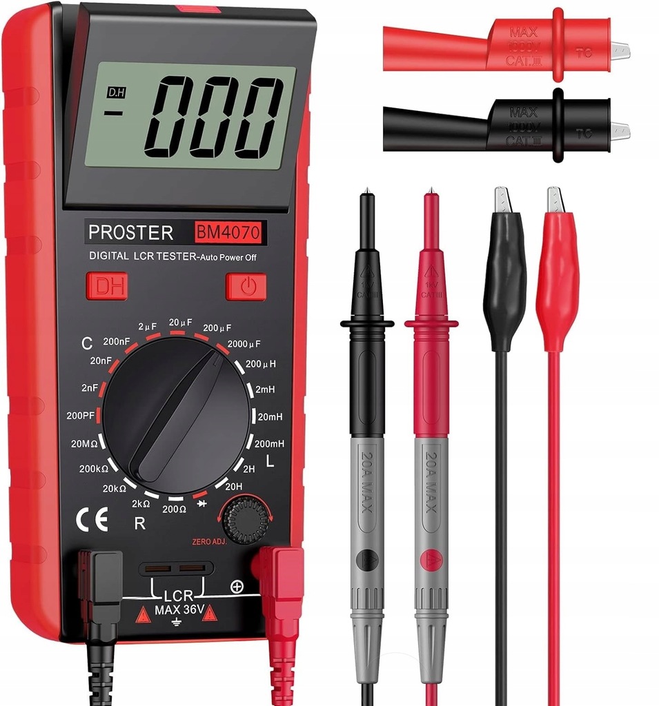 Proster BM4070 miernik RLC - 15010987012 - oficjalne archiwum Allegro