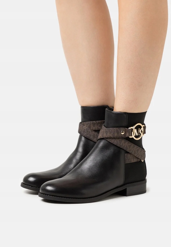 MICHAEL KORS 36 BOTKI RORY FLAT SKÓRZANE J13269 - 14676928017 ...