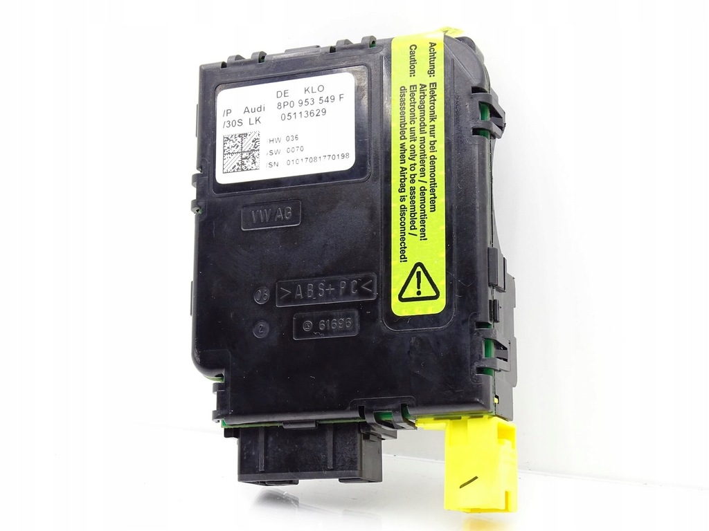 MODUŁ CZUJNIK KĄTA SKRĘTU AUDI A3 8P LIFT 08-12R - 11996913198 - oficjalne archiwum Allegro