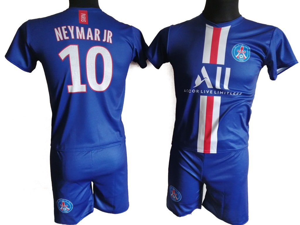 stroj pilkarski sportowy NEYMAR PSG 158 - 9031654563 - oficjalne ...