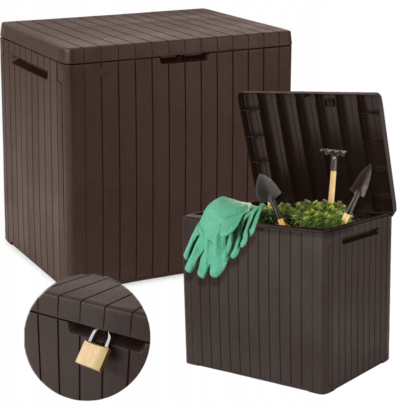 SKRZYNIA OGRODOWA BALKONOWA KETER STORAGE BOX 113L - 12041982379 ...