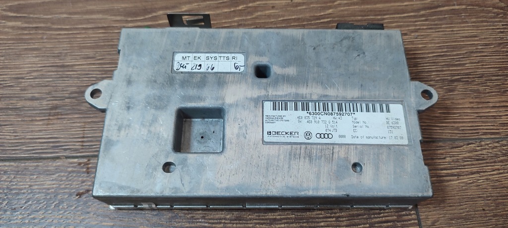 MODUŁ STEROWNIK MMI AUDI A8 D3 A6 C6 4E0035729A - 12688069510 - oficjalne archiwum Allegro