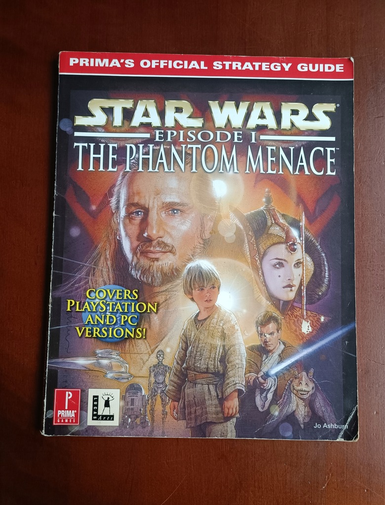 STAR WARS EPISODE I PRIMA GAMES PS1 PSX PSONE PORADNIK STRATEGY GUIDE ...