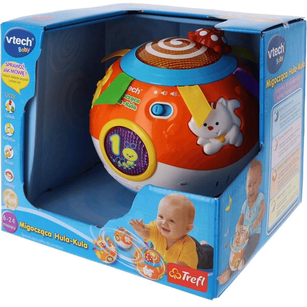 VTECH INTERAKTYWNA MIGOCZACA HULA-KULA PO POLSKU - 12998285684 ...
