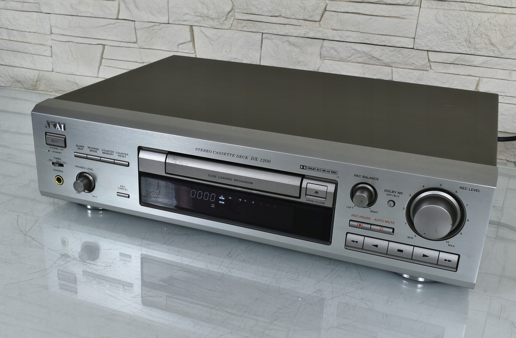 AKAI DX-1200 / MAGNETOFON KASETOWY / USZKODZONY - 10961524867 - oficjalne archiwum Allegro