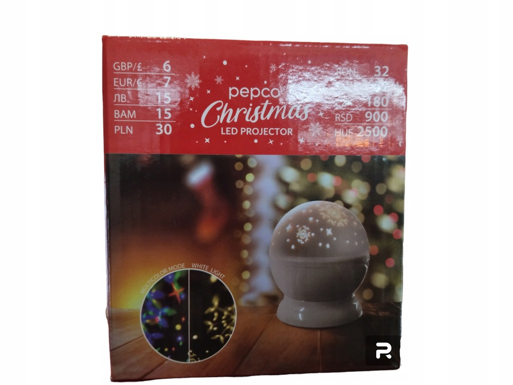 Kula świetlna Pepco Christmas Led Projektor 327389 - 14624478862 ...