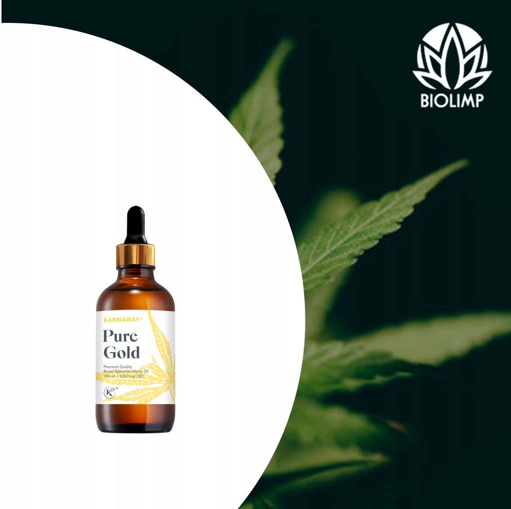 Kannaway olej konopny CBD Pure Gold 1000mg - 120ml - 10745295667 ...