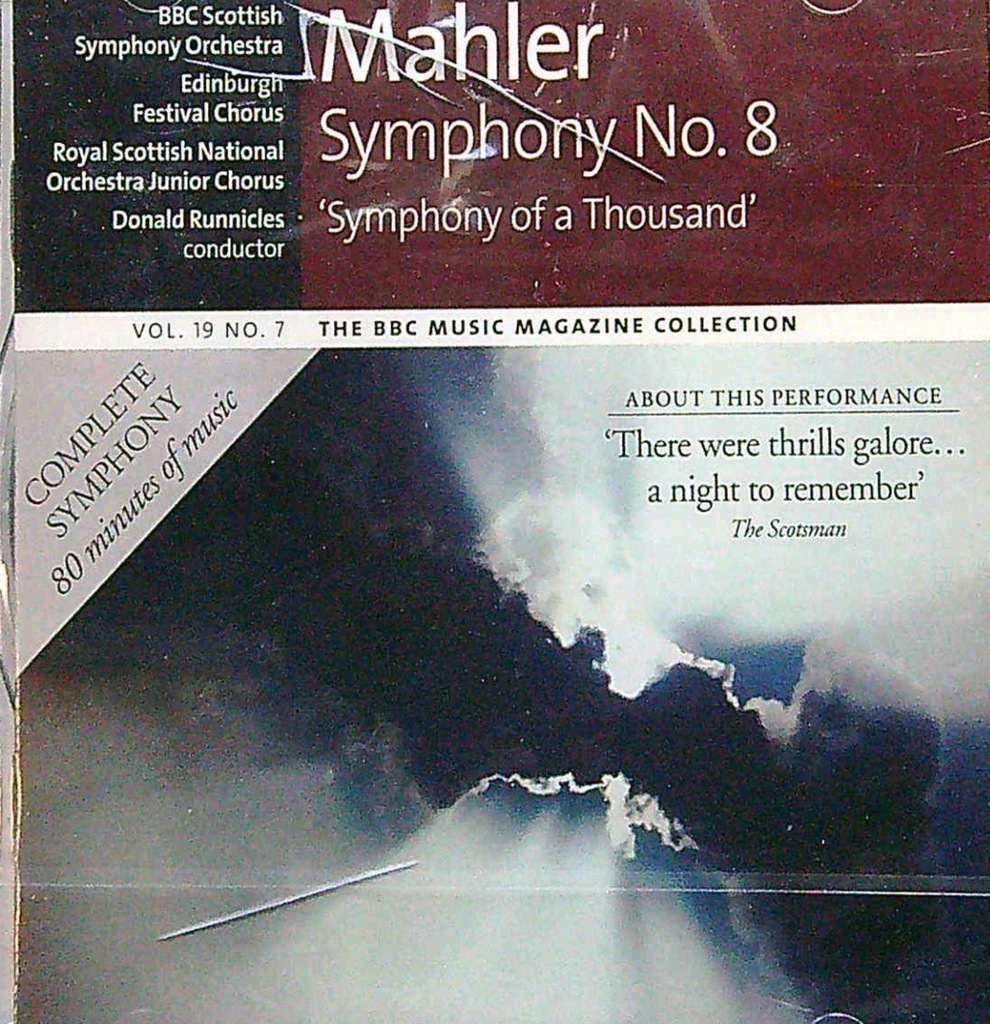 Mahler Symphony No. 8 'Symphony Of A Thousand CD - 11777967588 - oficjalne archiwum Allegro