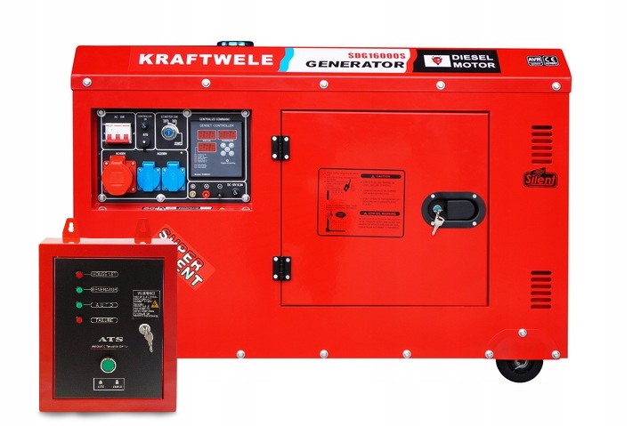 AGREGAT GENERATOR PRĄDOTWÓRCZY WYCISZONY 16kVA ATS - 13280226666 - oficjalne archiwum Allegro