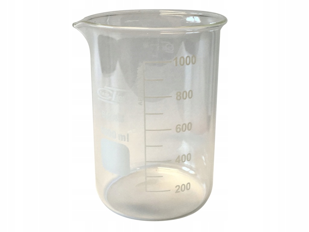 Zlewka szklana wysoka 1000 ml - 12348723722 - oficjalne archiwum Allegro