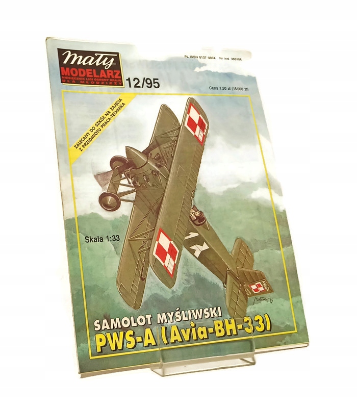 MAŁY MODELARZ 12/95 SAMOLOT MYŚLIWSKI PWS-A (AVIA-BH-33) - 14886769479 ...