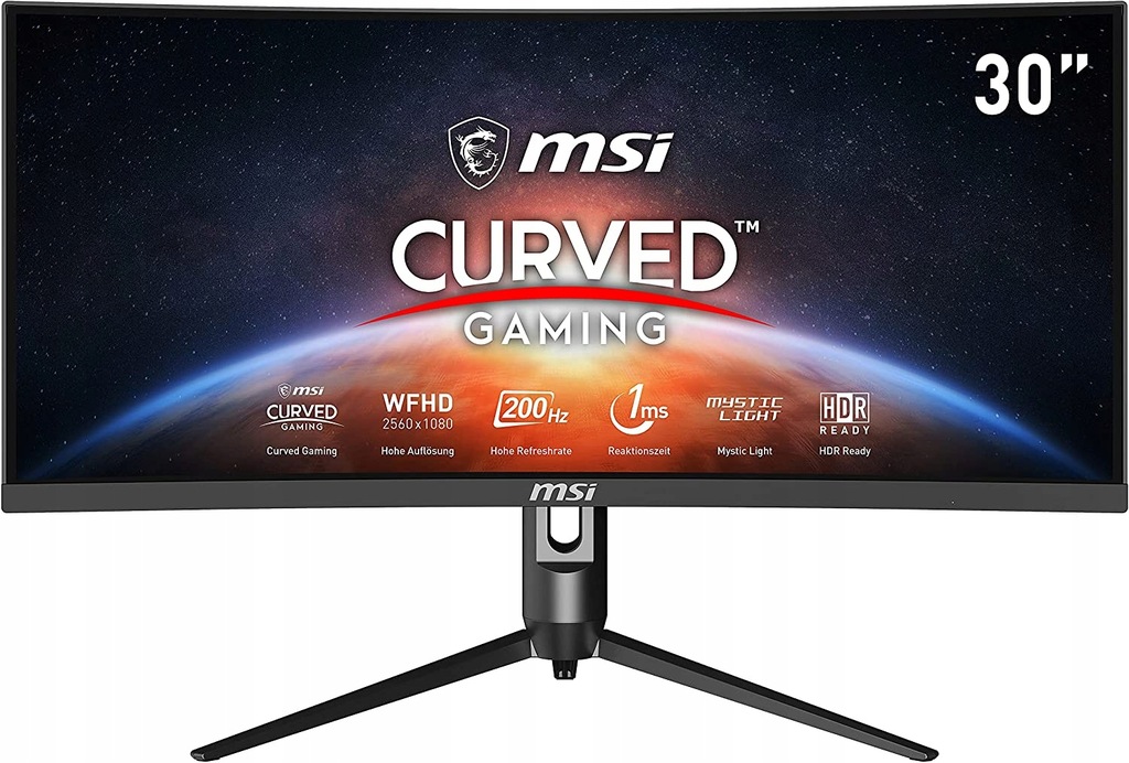 Monitor MSI Optix MAG301CR2 2560x1080px 200Hz 1ms - 12707973202 ...