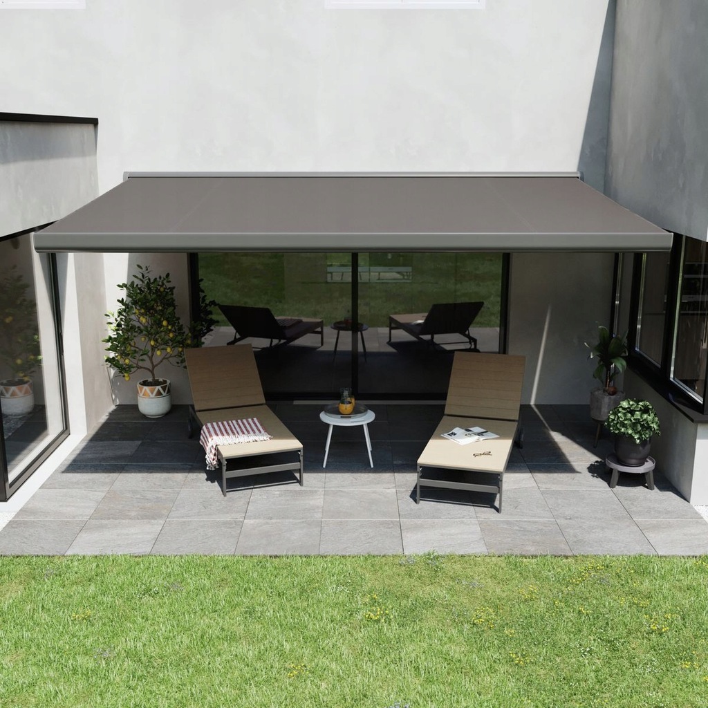 Markiza tarasowa z napędem 4.95x3m - 13818466579 - oficjalne archiwum Allegro