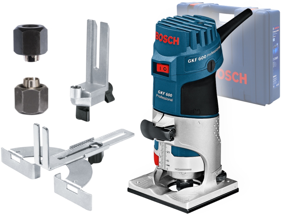 BOSCH FREZARKA KRAWĘDZIOWA GKF 600 600W + WALIZKA - 10922048046 ...