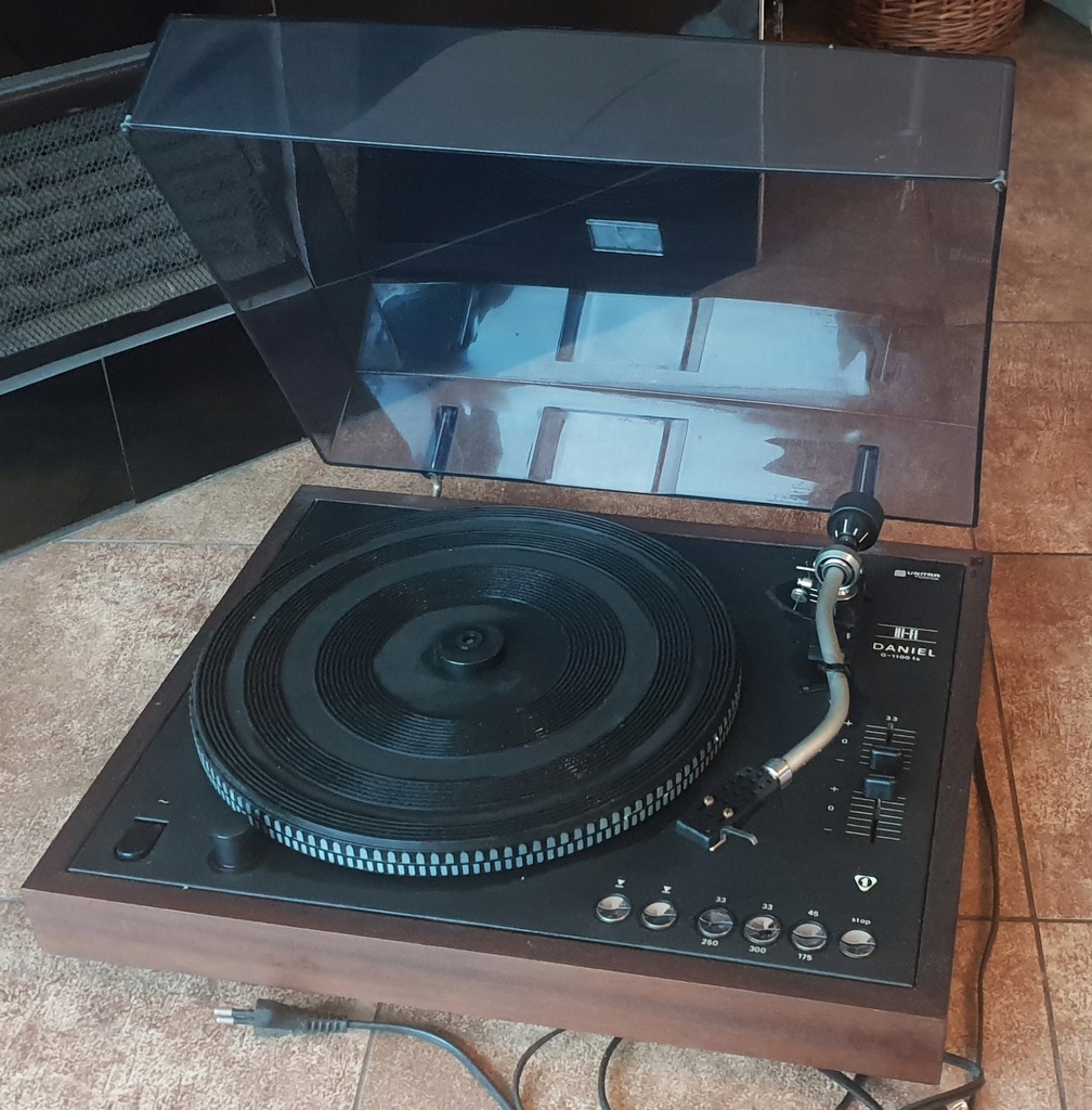 UNITRA GRAMOFON DANIEL TYP G-1100 STAN!! ORYGINAŁ - 9286811439 ...