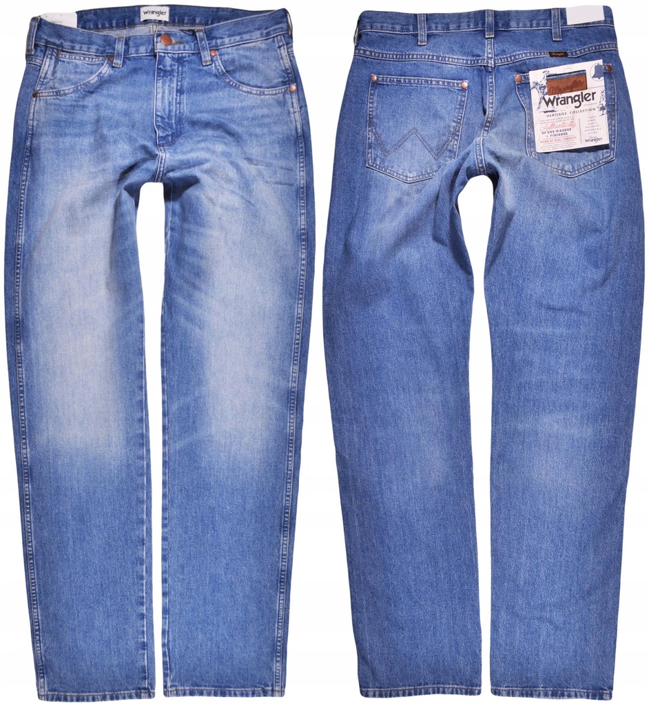 WRANGLER spodnie STRAIGHT jeans FRONTIER_ W32 L32 - 14685168907 ...
