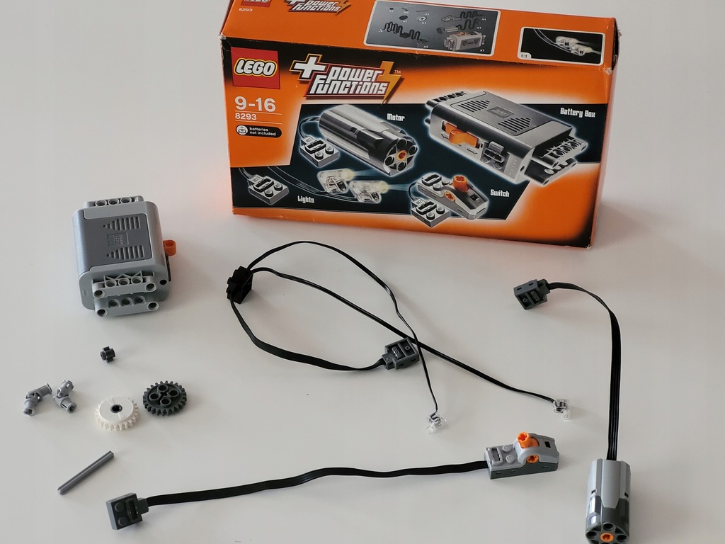 8293 LEGO TECHNIC SILNIK POWER FUNCTION kompletny - 11490006097 ...