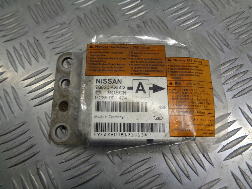 MODUŁ AIRBAG NISSAN MICRA K12 98820AX502 - 11939631096 - oficjalne ...