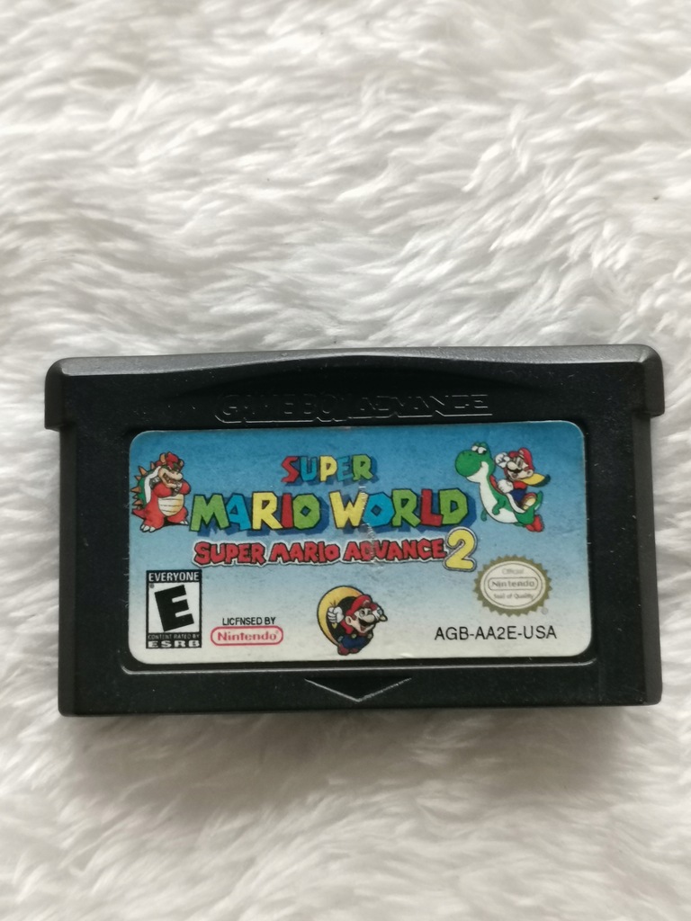 Gra Super Mario World |super mario advance 2| GBA Nintendo Game Boy ...